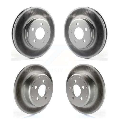 Front Rear Coated Disc Brake Rotors Kit For Dodge Charger Chrysler 300 ...