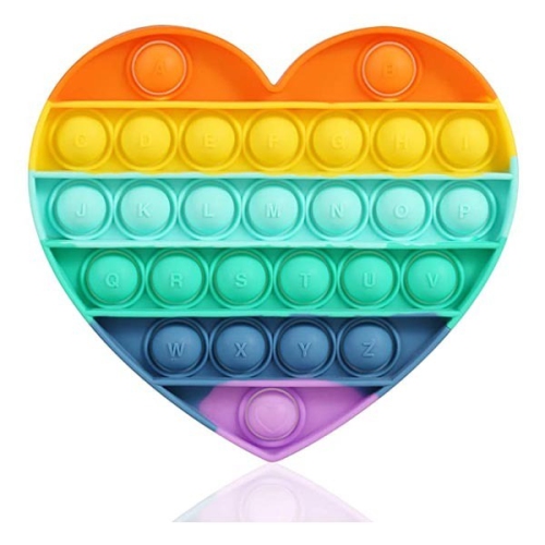 Tradeopia Fidget Popper - Heart (Assorted, Random Pick to Ship One ...