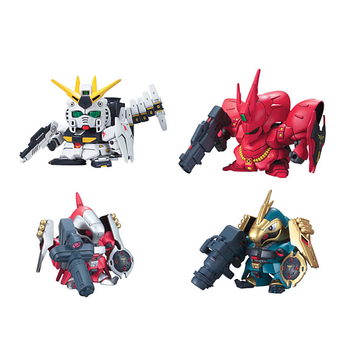 Bandai Gundam SD BB Model Kit: Char's Counterattack Set (8 models ...