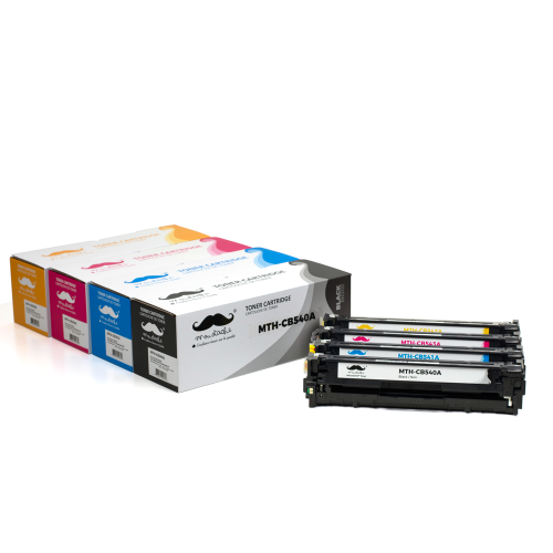 Cartouche de toner HP 125 A CB540 A CB541 A CB542 A CB543 A Combo noir ...
