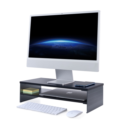 SHOPPINGALL Monitor Stand Riser, 2 Tiers Laptop Computer Monitor Riser ...