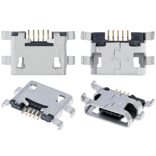 Replacement Charging port soldering required - 05 Pin - Micro B - 4 ...