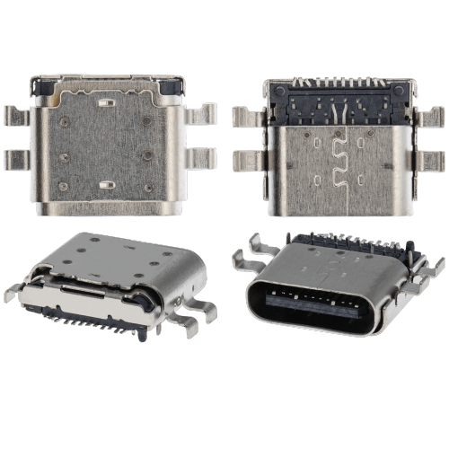Replacement Charging port soldering required - 24 Pin - Type C - 4 ...
