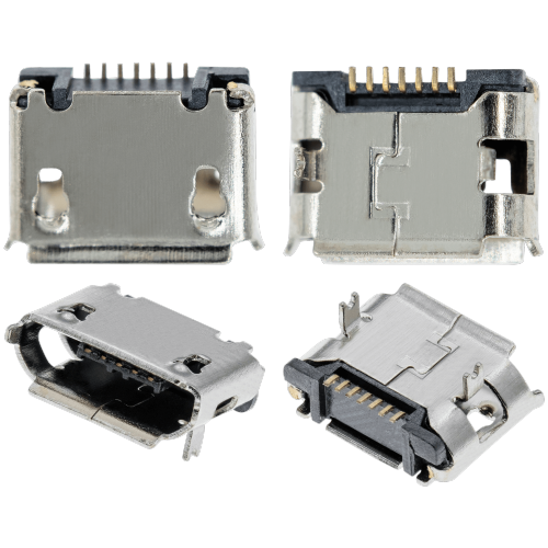 Replacement Charging port soldering required - 07 Pin - Micro B - 2 ...