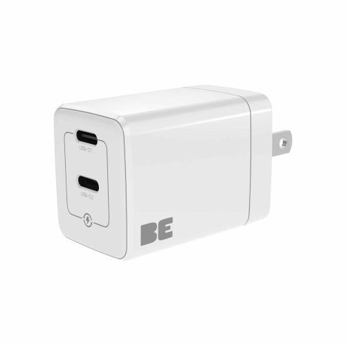 Chargeur mural double USB-C GaN 35 W PD et PPS blanc de Blu Element | Best Buy Canada