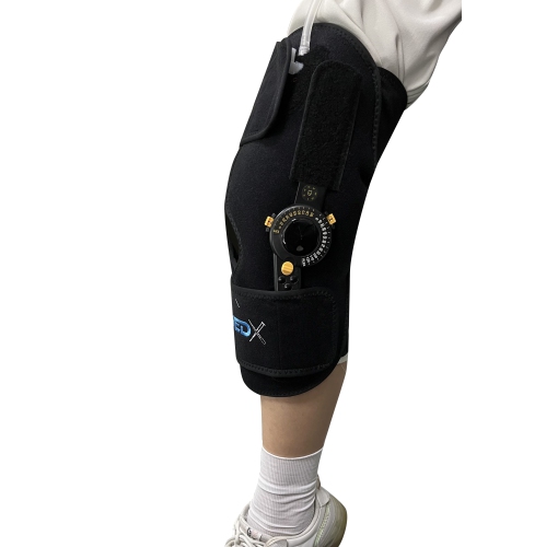 NOVONERGY Cold Knee Ice Pack Wrap Knee Sleeve w Hinges for Injuries Reusable Cold Packs Brace Flexible Cold Wrap Recovery for Meniscus Acl