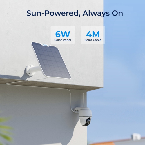 Reolink 4K Pan & Tilt Standalone WiFi Battery/Solar Security Camera, 5/2.4 GHz Dual-Band WiFi ...