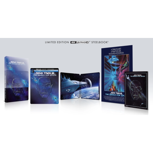 Star Trek III: Search for Spock [40th Anniversary Steelbook] [4K Ultra HD + Blu-ray + Digital ...