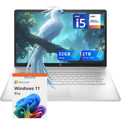 Open Box - HP 17.3" IPS FHD Laptop, Intel i5-1235U Processor, 2TB PCIe ...