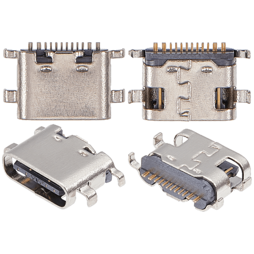 Replacement Charging port soldering required - 12 Pin - Type-C - 4 ...