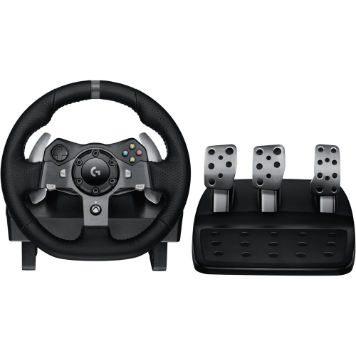 Open Box Logitech G920 Driving Force Racing Wheel for Xbox PC Dark Best Buy Canada