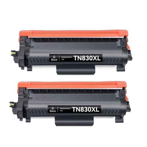 toner4u - 2Pack Compatible TN830 Toner Cartridge for Brother TN830XL HL ...