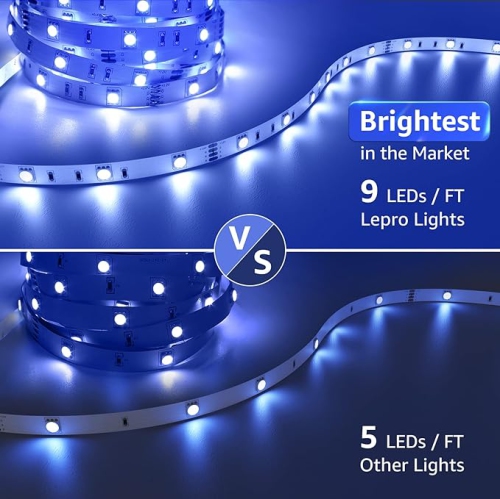 Lepro Led Lights, 65.6ft Led Light Strips, 600 LEDs Mother's Day Led ...