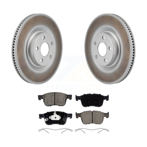 Front Coated Disc Brake Rotors And Ceramic Pads Kit For 2022-2023 Ford ...