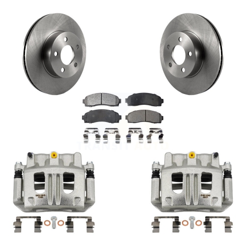 Front Brake Caliper Rotor And Ceramic Pad Kit For Ford Ranger Mazda ...