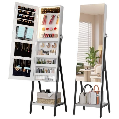 Free standing mirror cabinet store