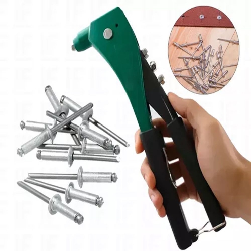 ISTAR Rivet Gun Kit With 80PCs Rivets Professional Hand Riveter for Diy And Automotive Use
