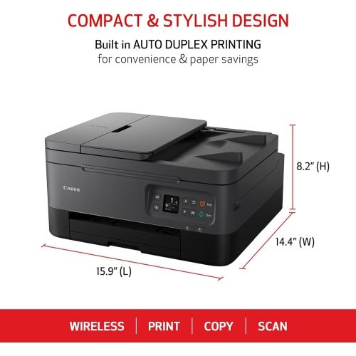 Canon Pixma TR7020a Wireless All-in-One Black | Best Buy Canada