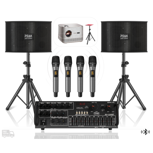 PEAK Karaoke SONIC PRO+ Projector STAGE I System - 1200W | Best Buy Canada