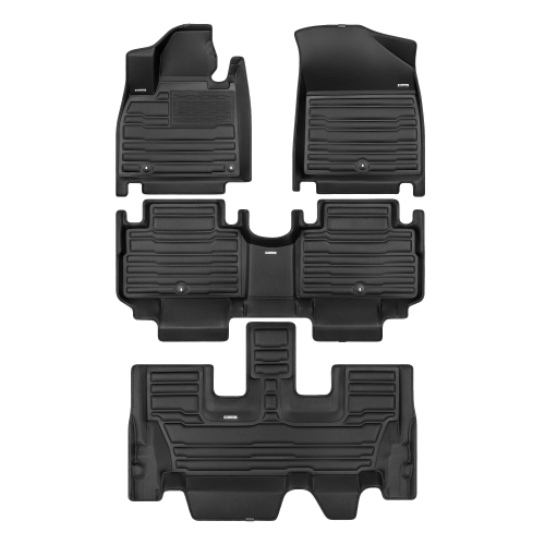 Tapis TuxMat - Pour modèles 7 places 2025-2026 R1S de Rivian - Tapis d'auto sur mesure ...