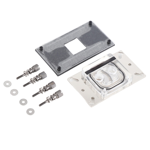 Computer CPU Water Cooling Block Waterblock Copper Base with Micro ...