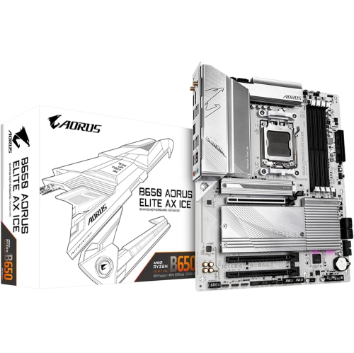 GIGABYTE B650 AORUS Elite AX ICE (AM5/ LGA 1718/ AMD/ B650/ ATX/ DDR5 ...