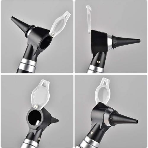 3X Otoscope with LED, Portable Handheld Ear Check Magnifier with 8 caps ...