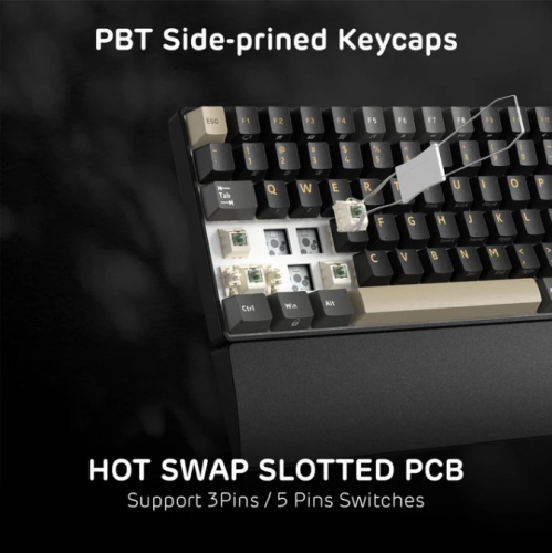 RK Royal Kludge 96 Wireless Hot-Swappable RGB Keyboard with Linear ...