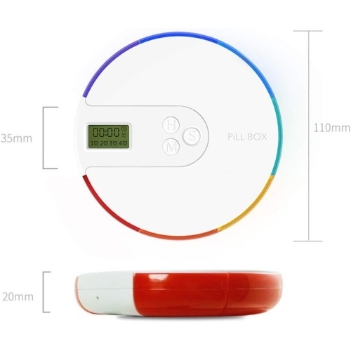 Smart medicine box 7-day portable timer reminder medicine box - food ...