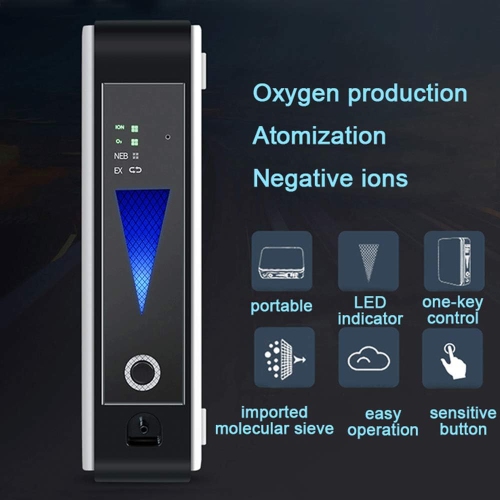 Portable Home & Car Oxygen Concentrator – 1 L/min @ 40 % O₂, Built‑in ...