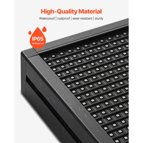 VEVOR P10 Programmable LED Sign,Full Color Flexible Digital Scrolling ...