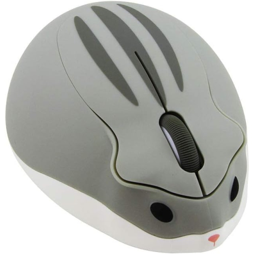 2.4GHz Wireless Mouse Cute Hamster Shape Less Noice Portable Mobile ...