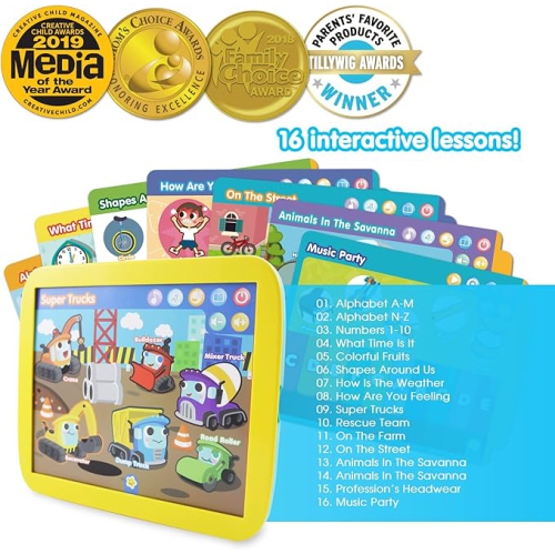 BEST LEARNING INNO PAD Smart Fun Lessons - Educational Tablet Toy to ...