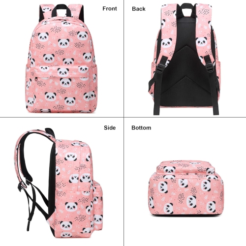 Panda School Backpack for Girls Womens, School Bags Collge Bookbags ...