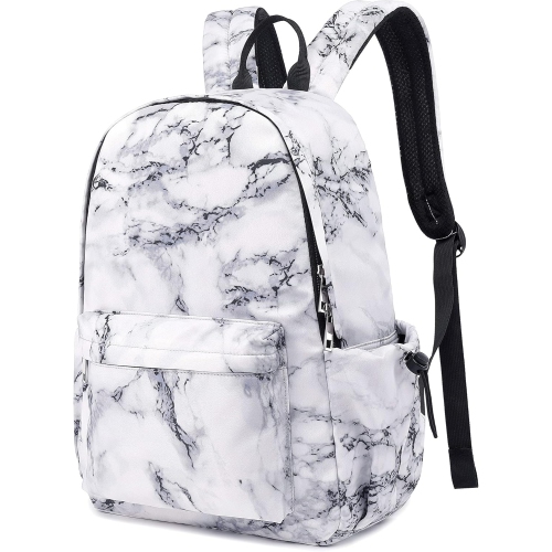 Marble School Backpack for Girls Women, Teens School Bags Bookbags ...
