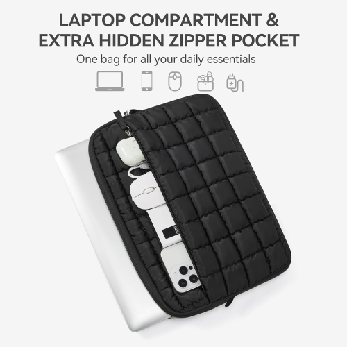 B Laptop Case Puffy Laptop Sleeve for MacBook Air 13 Inch M3 2024 ...
