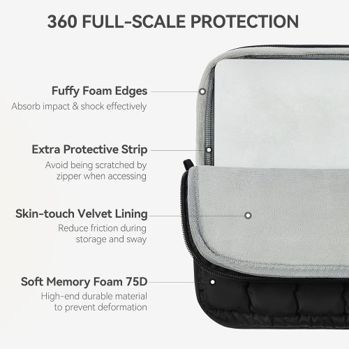 B Laptop Case Puffy Laptop Sleeve for MacBook Air 13 Inch M3 2024 ...