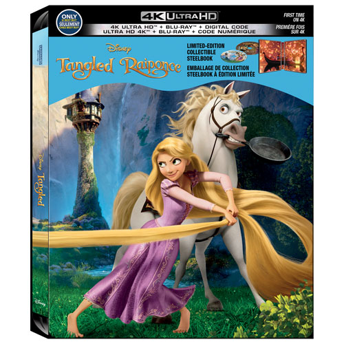 Tangled (4K+2D Blu-ray SteelBook) (Best Buy Exclusive) [Canada] | Hi ...